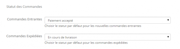 Statuts des Commandes - Module Amazon Marketplace